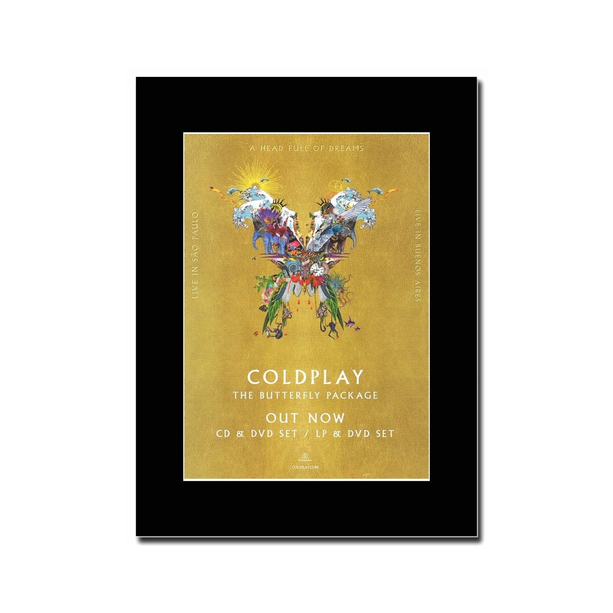 Coldplay Butterfly Tattoo