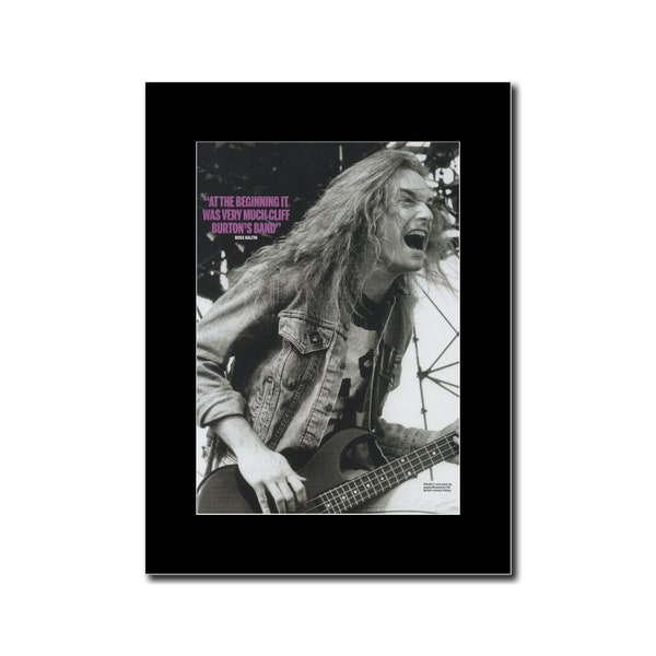 Cliff Burton Poster - Etsy