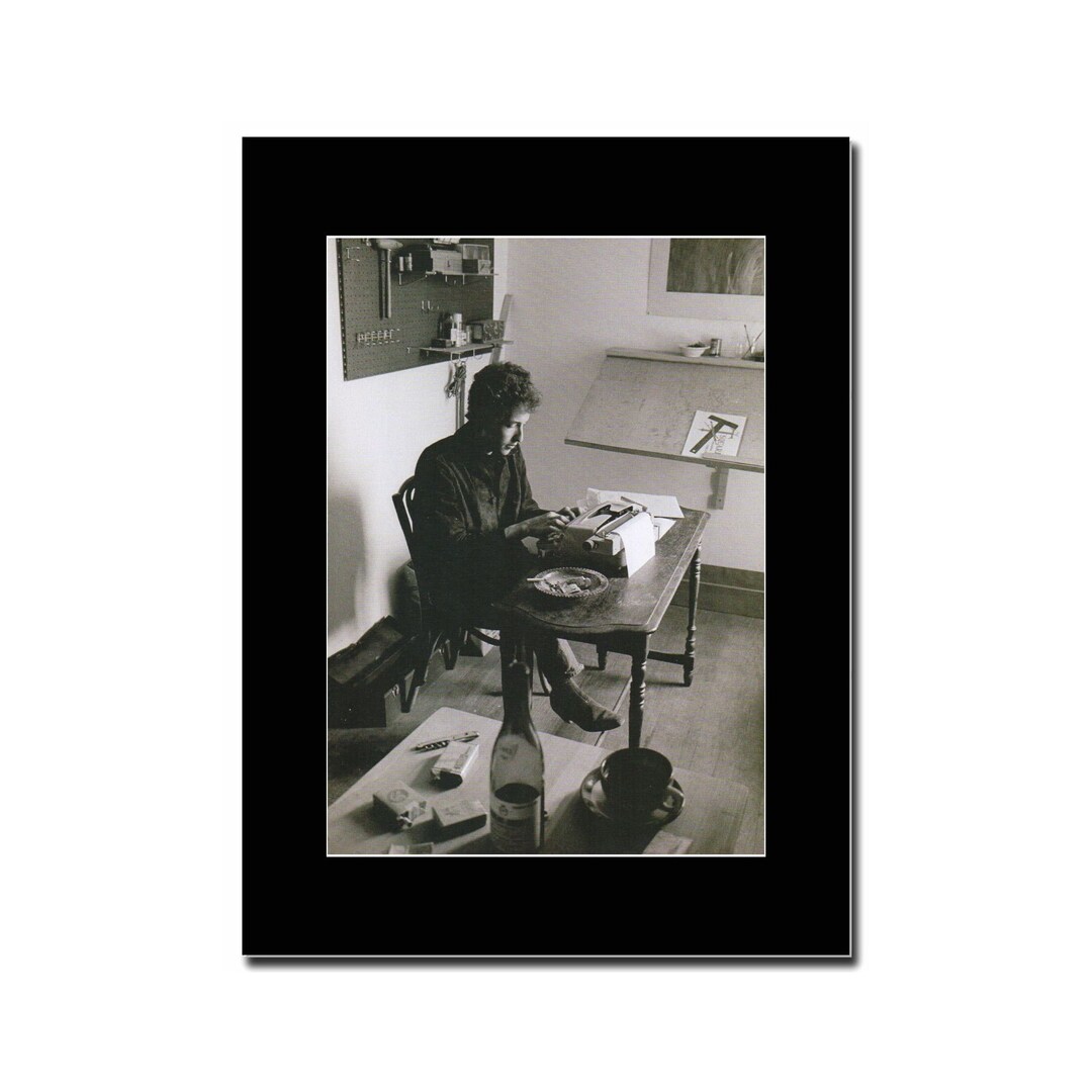 Bob Dylan the Wordsmith Matted Mounted Magazine Artwork - Etsy
