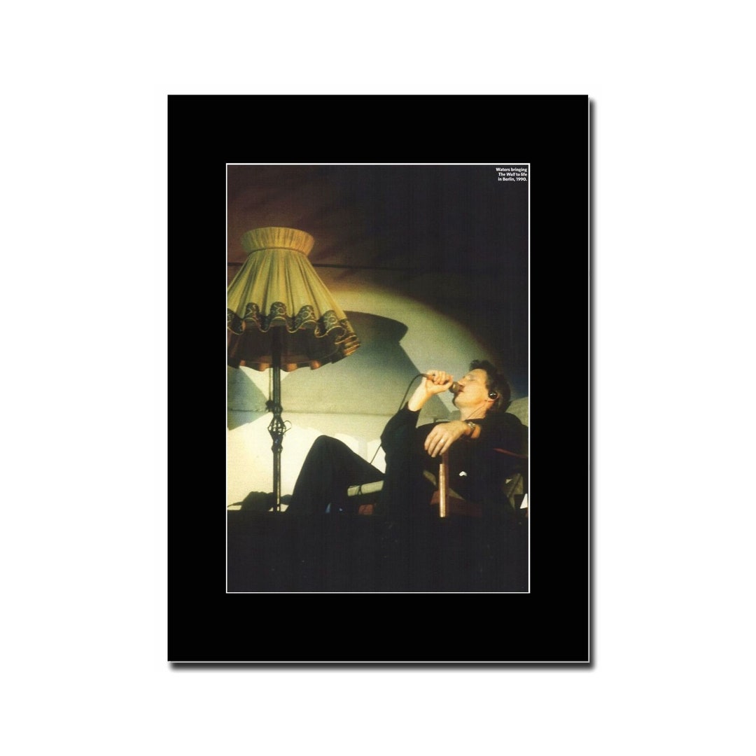 Pink Floyd Roger Waters in the Chair Berlin 1990 Matted - Etsy