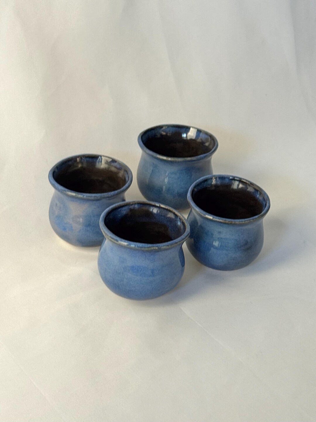 LUMUG Sapphire Indigo Cup With Deep Brown Interior - Etsy