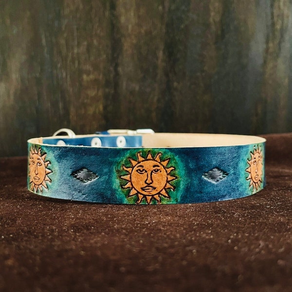 Turquoise Dog Collar - Etsy