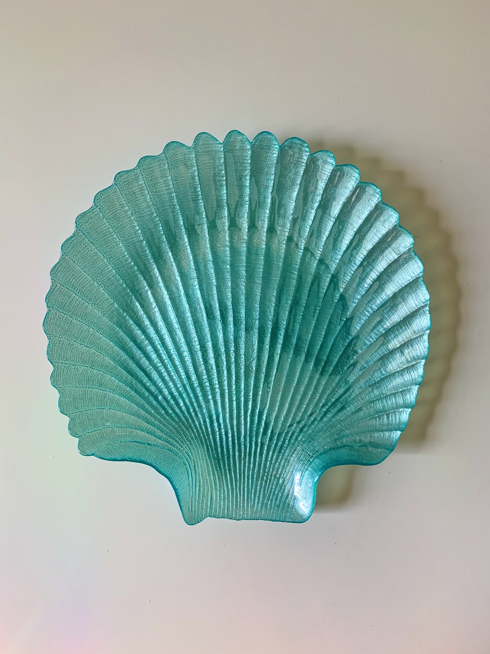 Blue Seashell Catchall Dish - Etsy