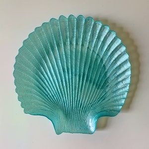 Blue Seashell Catchall Dish - Etsy