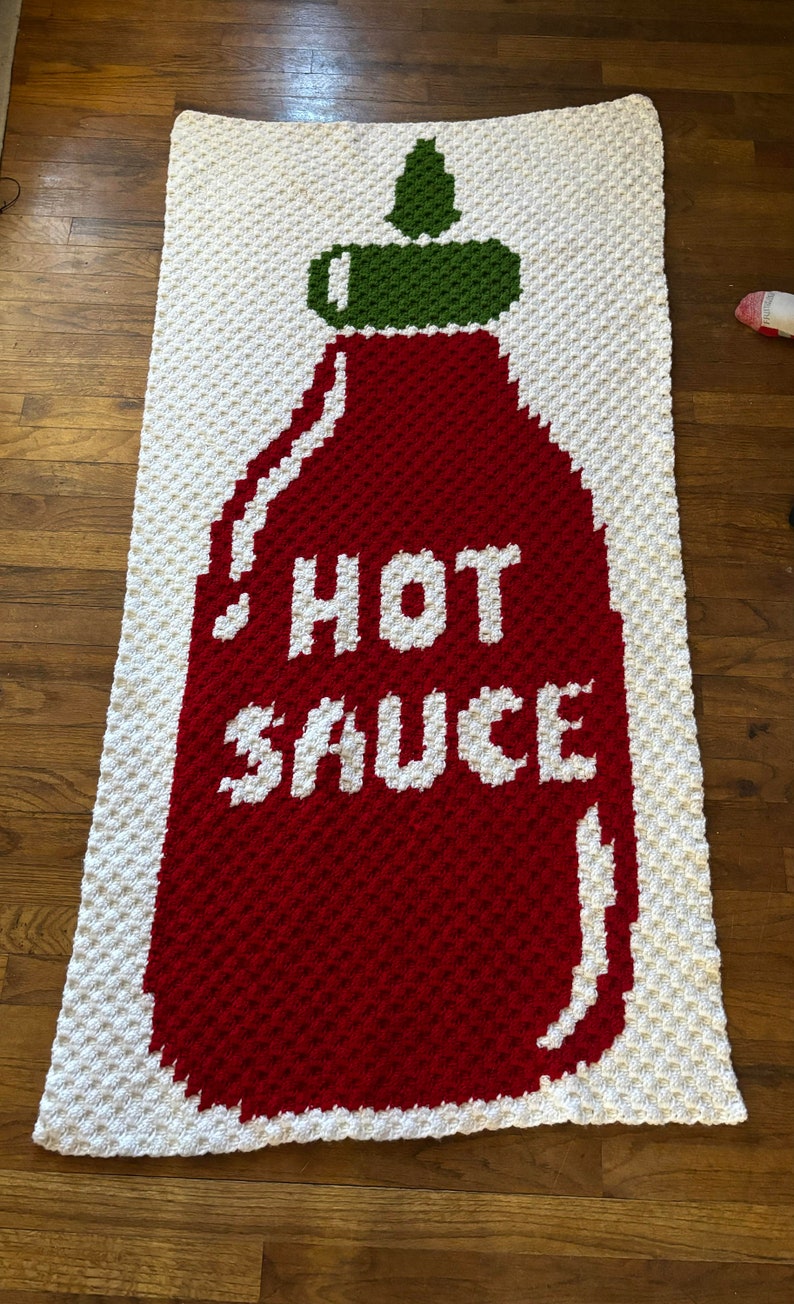 CROCHET PATTERN, Hot Sauce Blanket, C2C Crochet Blanket Pattern - Etsy
