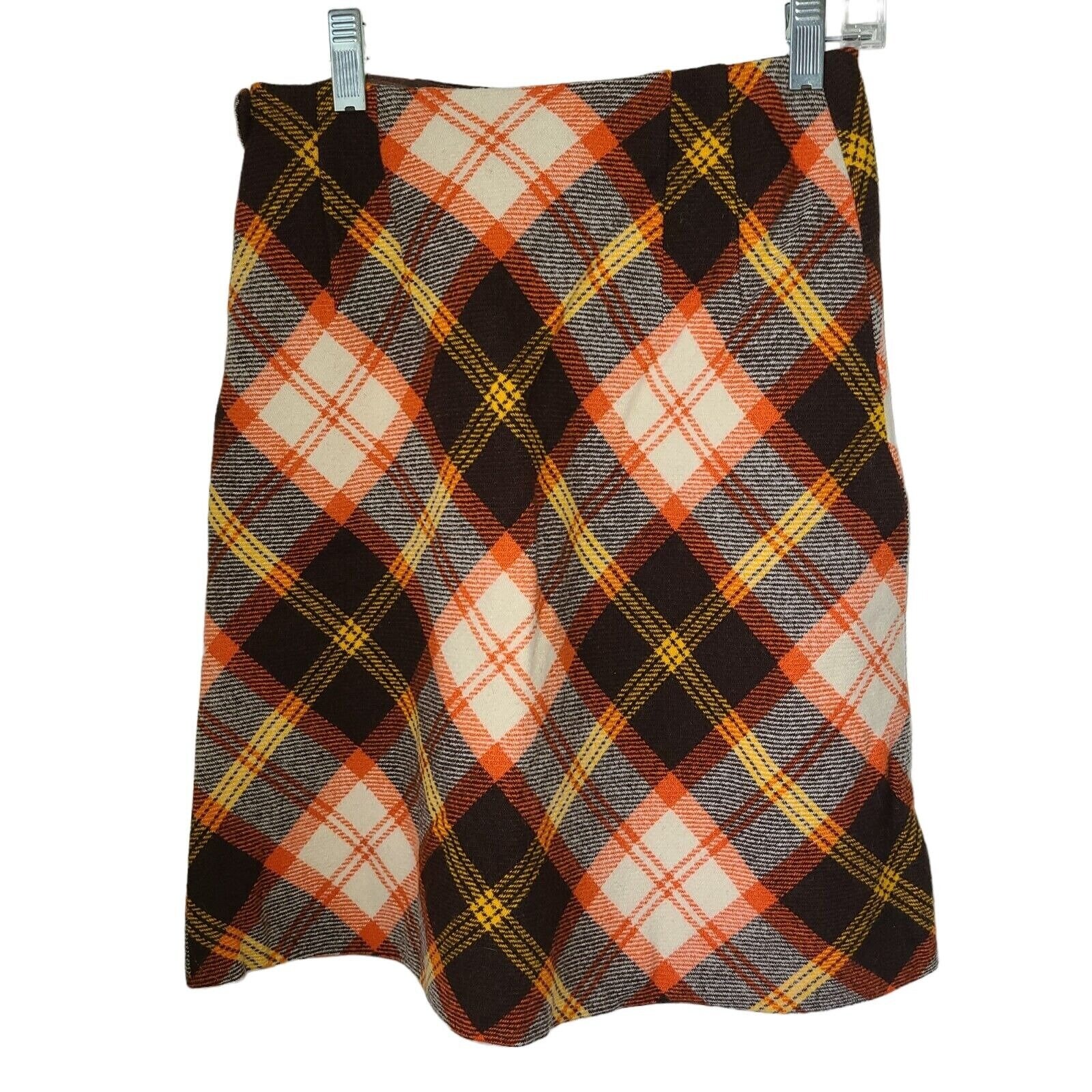 Vintage 1960s Bobbie Brooks Women's Short Skirt Orange - Etsy