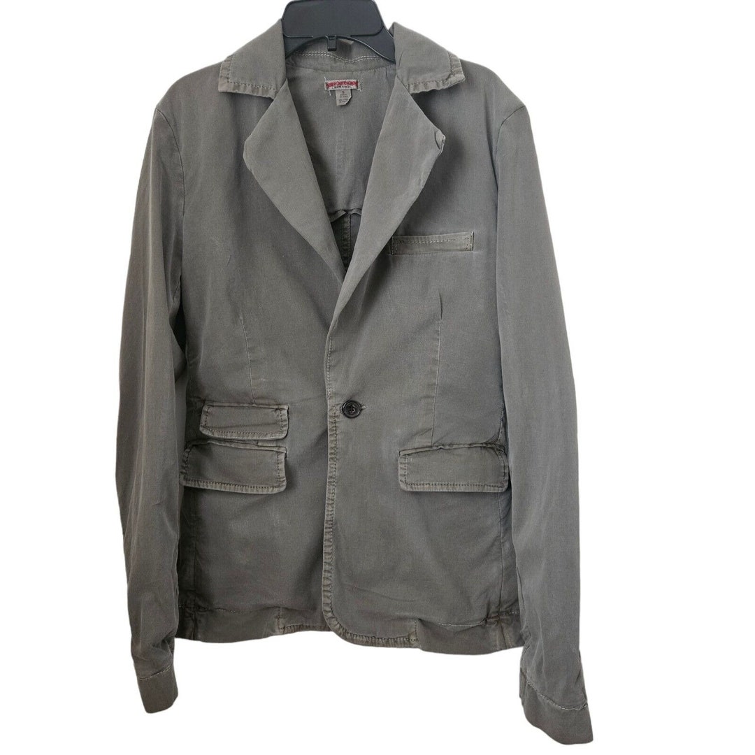 Vintage True Religion Khaki Army Green Utility Casual Jacket WAXM13G17 ...