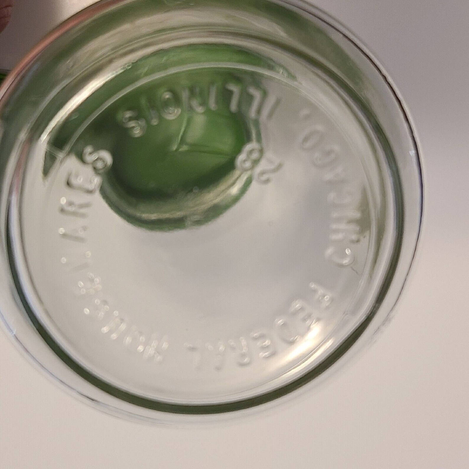 2 Vintage Federal Housewares Syrup Sugar Creamer Dispenser Green Spout ...