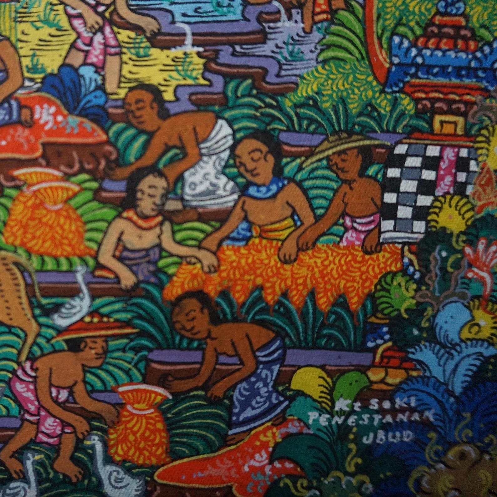 Balinese Painting, Original Artwork, Home Decor - Etsy
