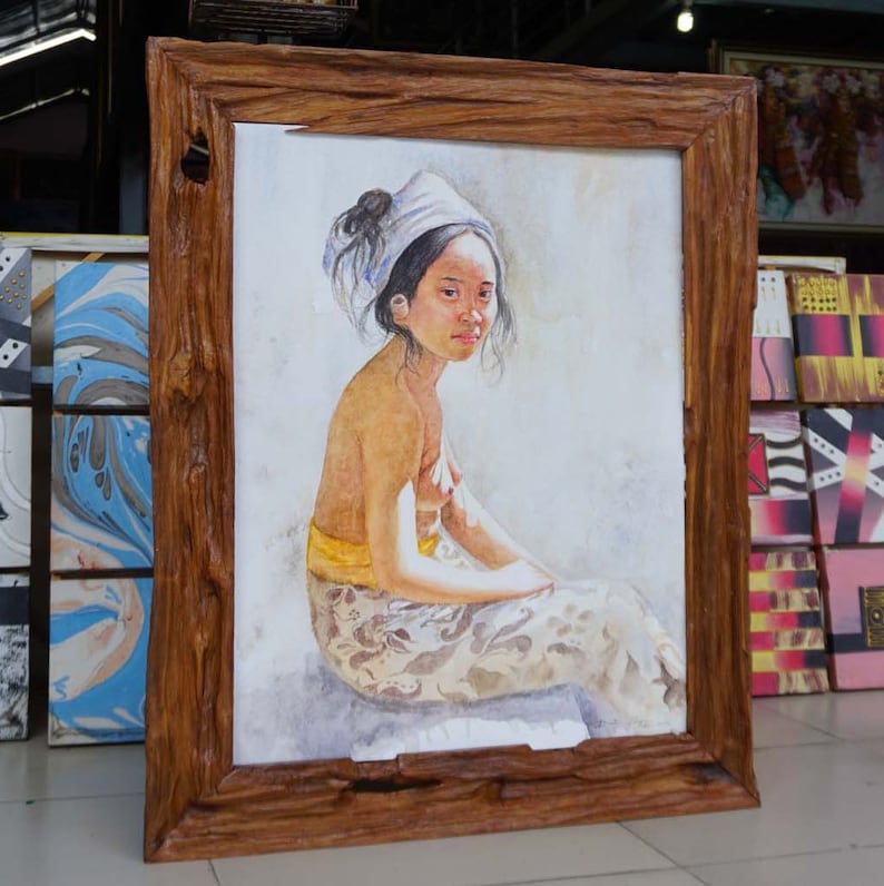 Balinese Girls Painting Traditional Painting Beautiful Girls - Etsy