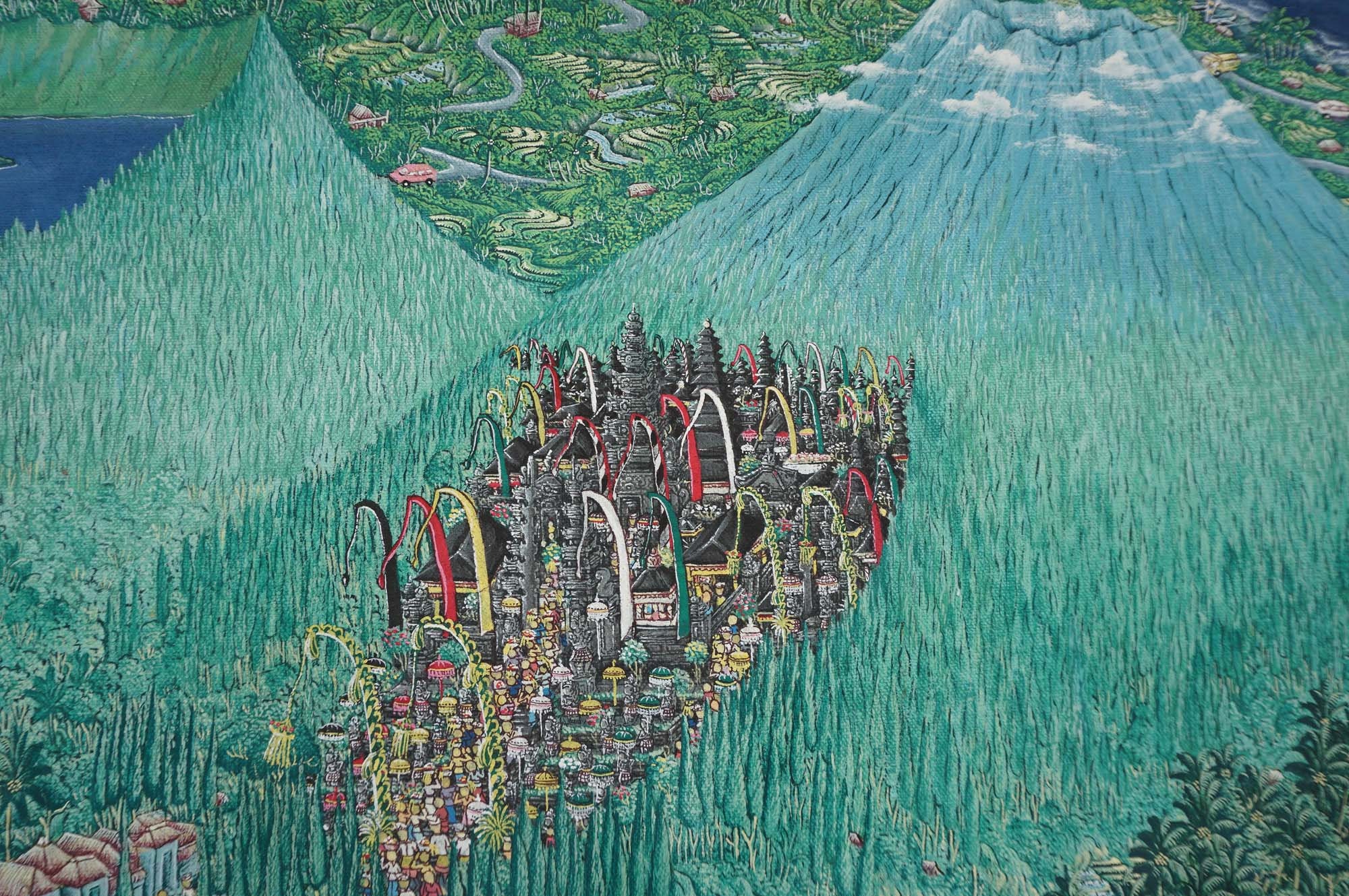 Bali Island Painting Original Painting Bali Painting Living - Etsy