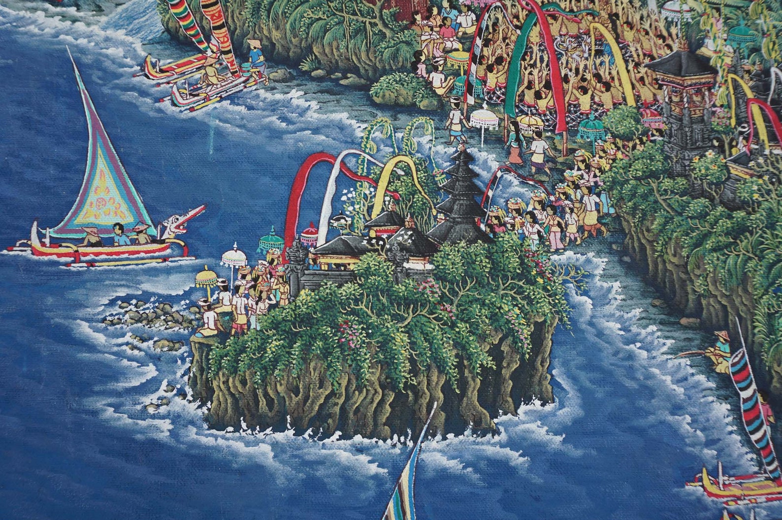 Bali Island Painting Original Painting Bali Painting Living - Etsy