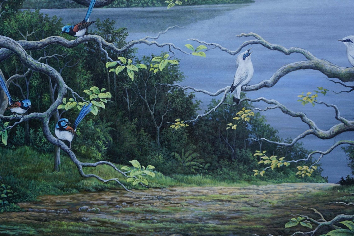 Forest Landscape Paintings Native Forest Paintings Beautiful - Etsy