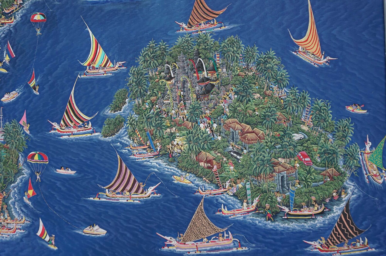 Bali Island Painting Original Painting Bali Painting Living - Etsy