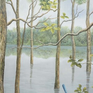 Swamp Painting, Landscape Painting, Original Art, Home Decor, Large ...