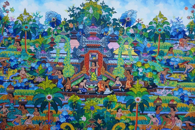 Balinese Painting, Balinese Traditional Painting, Balinese Oil Painting ...