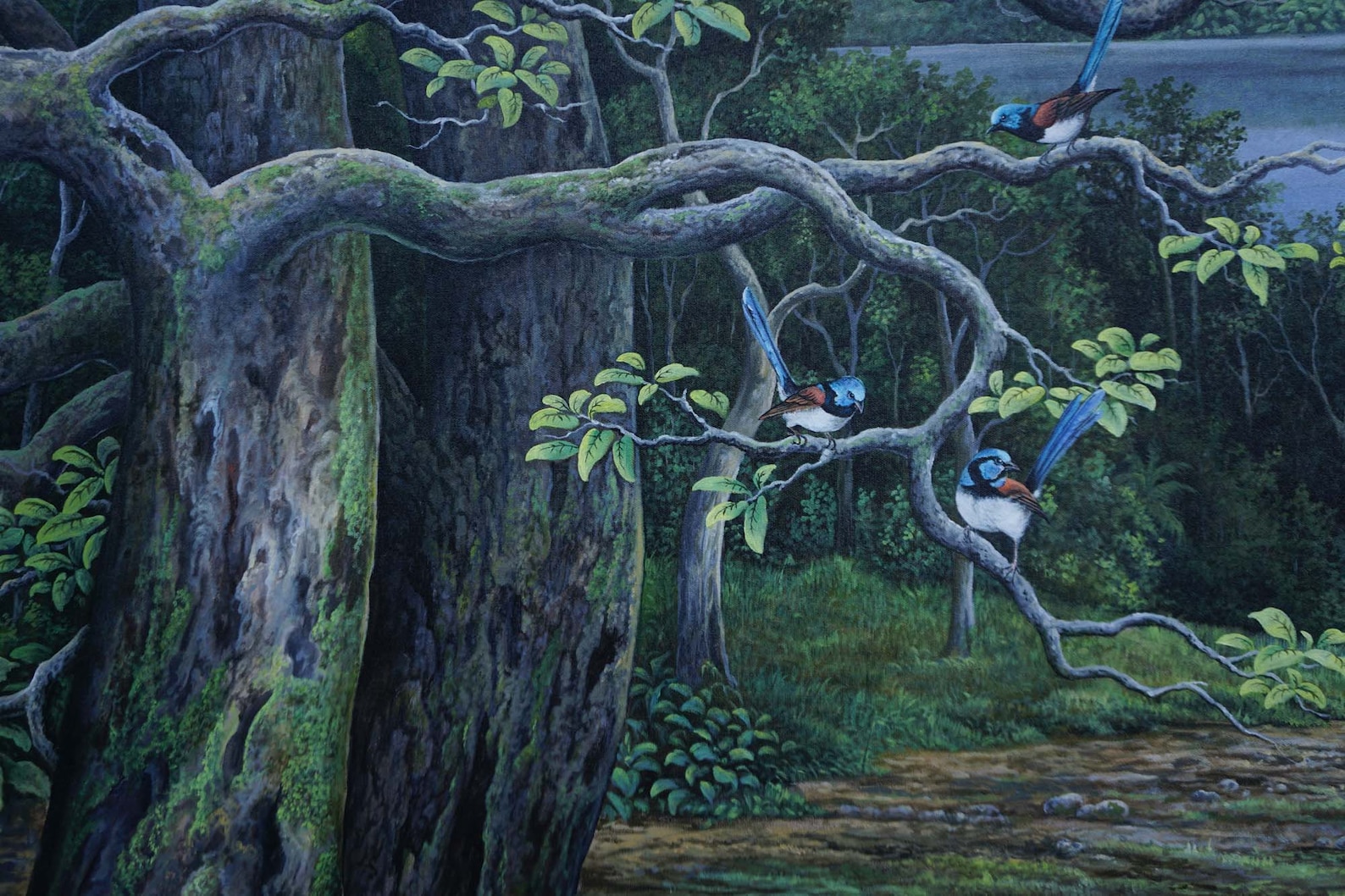 Forest Landscape Paintings Native Forest Paintings Beautiful - Etsy