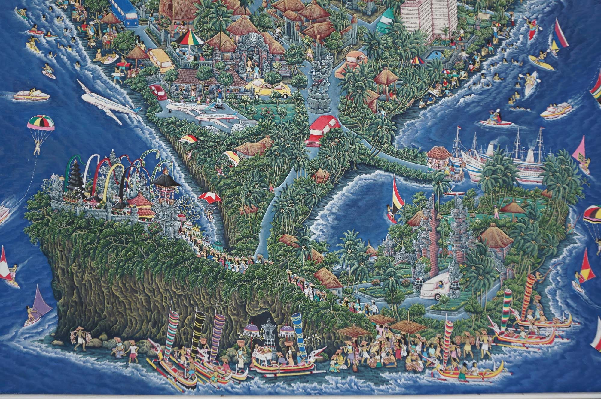 Bali Island Painting Original Painting Bali Painting Living - Etsy