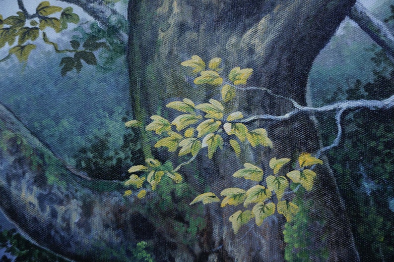 Forest Landscape Paintings Native Forest Paintings Beautiful - Etsy