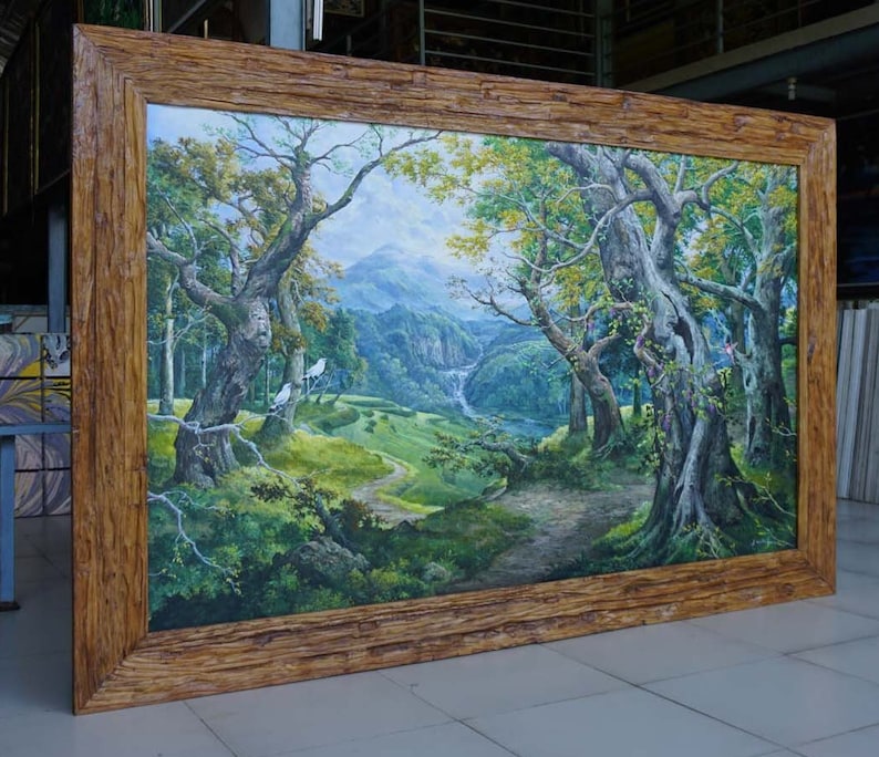 Scenary Painting, Mount Painting, Bird Painting, Original Painting ...