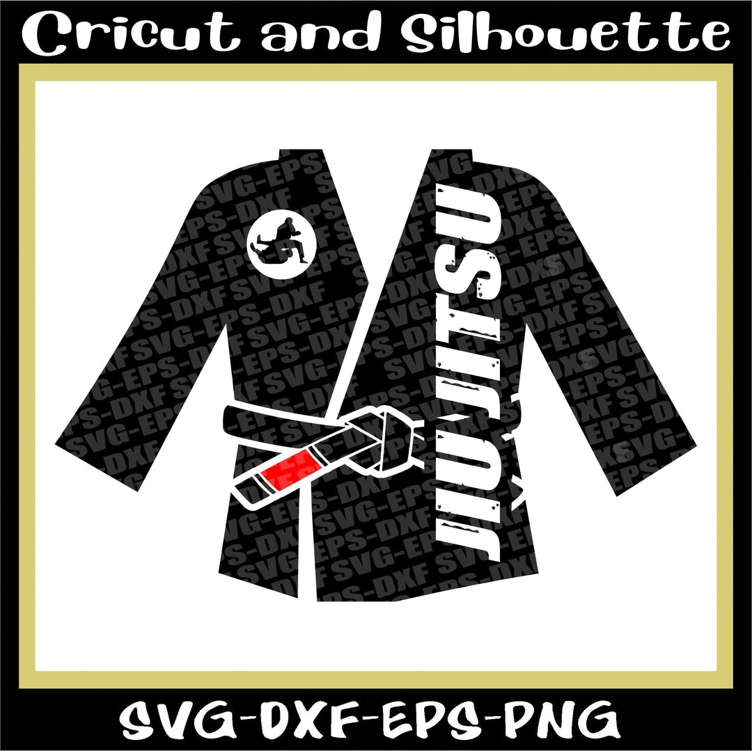 Jiu Jitsu Svg,jiujitsu Svg "jiu Jitsu Uniform Design" Karate Svg ...