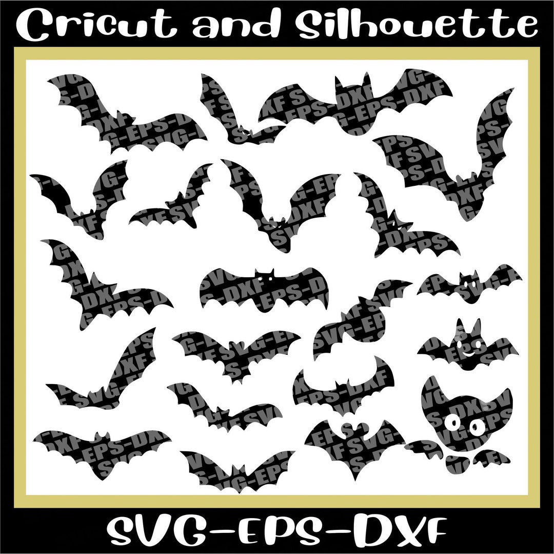 Bat SVG, Bat Clipart, Bat Files for Cricut, Bat Cut Files for ...
