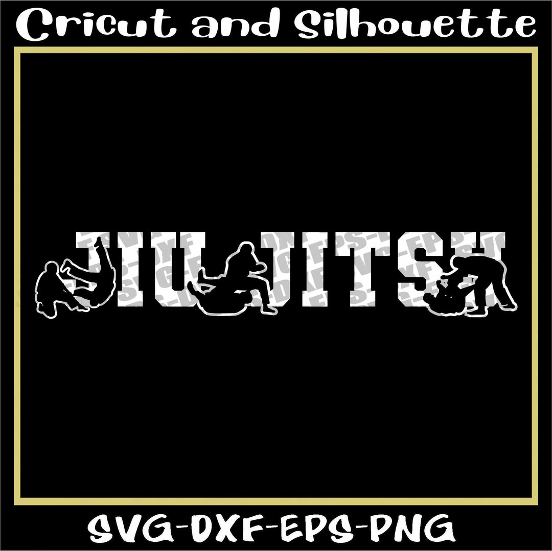 Jiu Jitsu Svg,jiujitsu Svg "jiu Jitsu" Karate Svg, Martial Art Svg, Eps ...