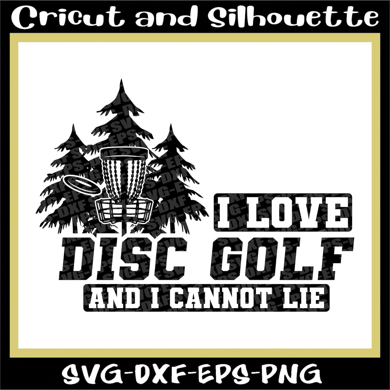 Disc Golf Svg Disc Golf Print File I Love Disc - Etsy