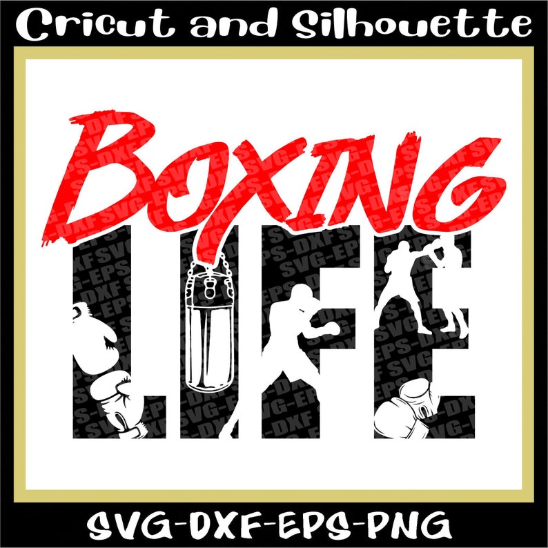 Boxing Svg Boxer Svg boxing Life Art Print Files | Etsy