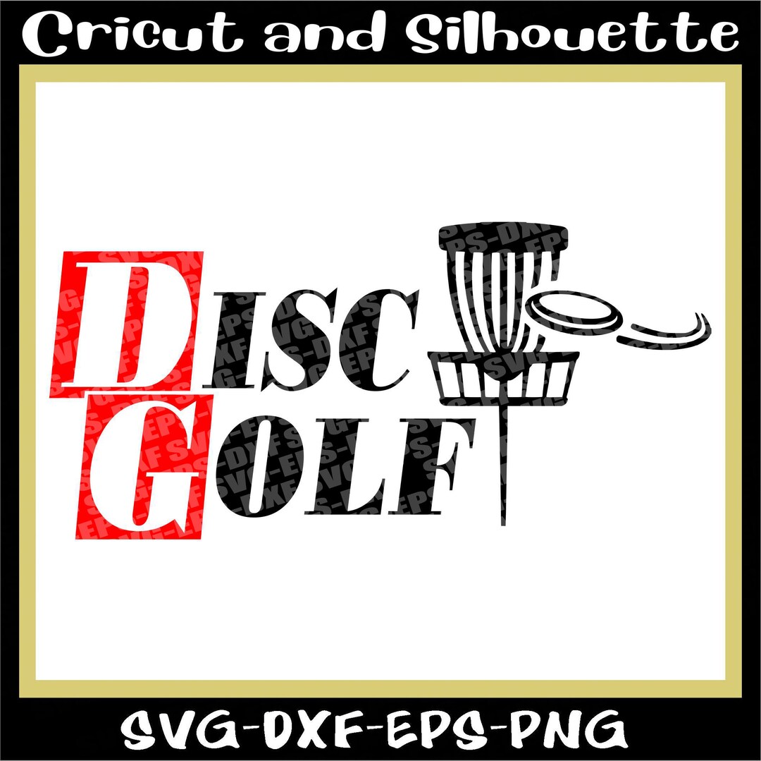 Disc Golf Svg, Disc Golf Print File, Disc Svg, Golf Svg, Tree, Chain ...