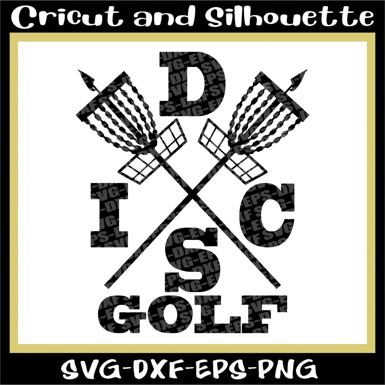 Disc Golf Svg Disc Golf Print File disc Golf X | Etsy