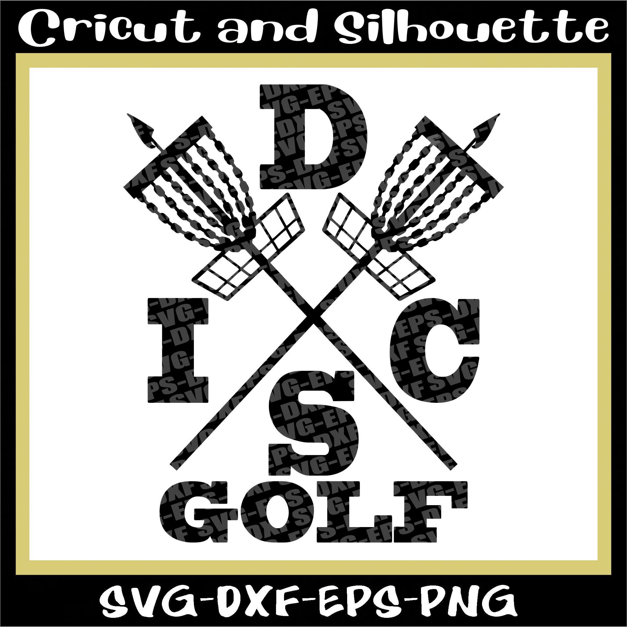 Disc Golf Svg Disc Golf Print File disc Golf X - Etsy