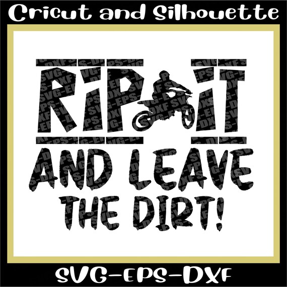 Motocross Svg Motocross Svg Files rip It and Leave the | Etsy