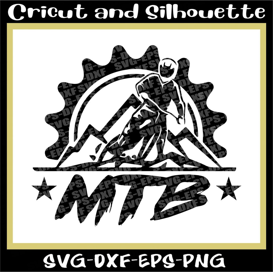 Mtb Svg, Mtb Cricut, Mtb Silhouette Mountain Bike Svg, MTB Cut File ...