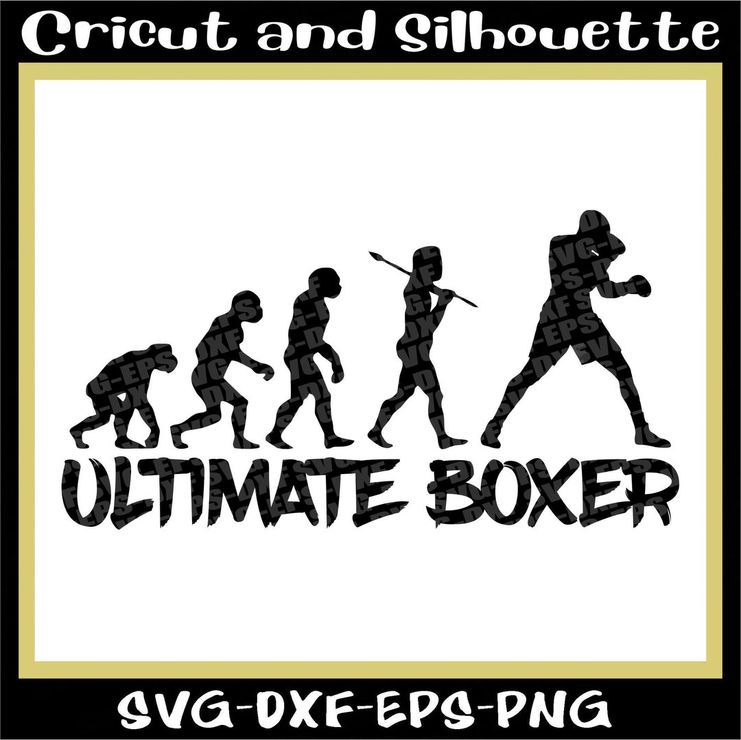 Boxing Svg, Boxer Svg "ultimate Boxer" Art Print Files, Gloves, Boxing ...
