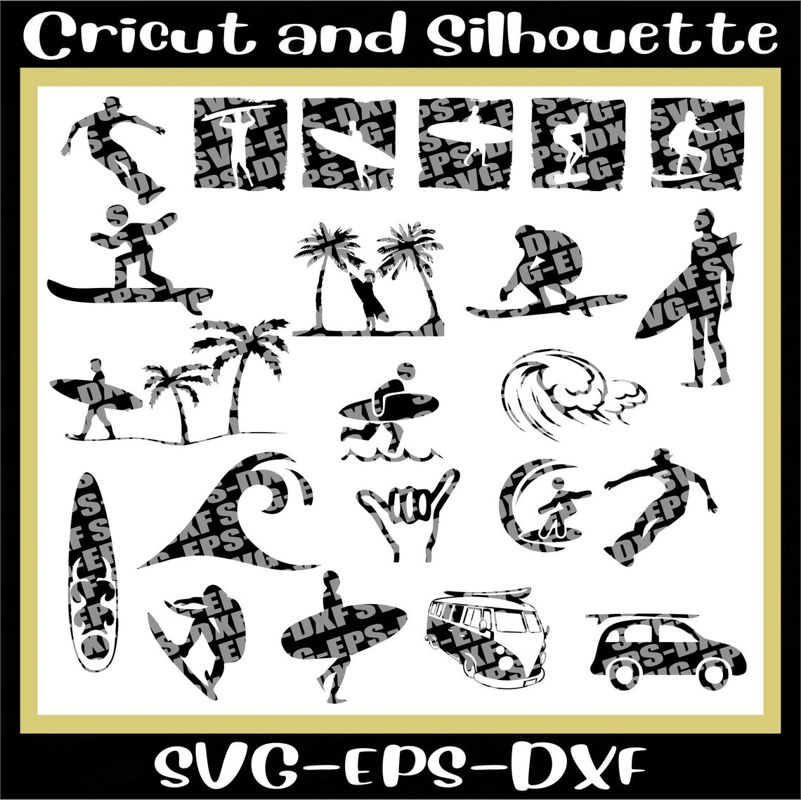 Surfer Svg Surf Svg Surf Board Svg Surfer Clipart Surf - Etsy