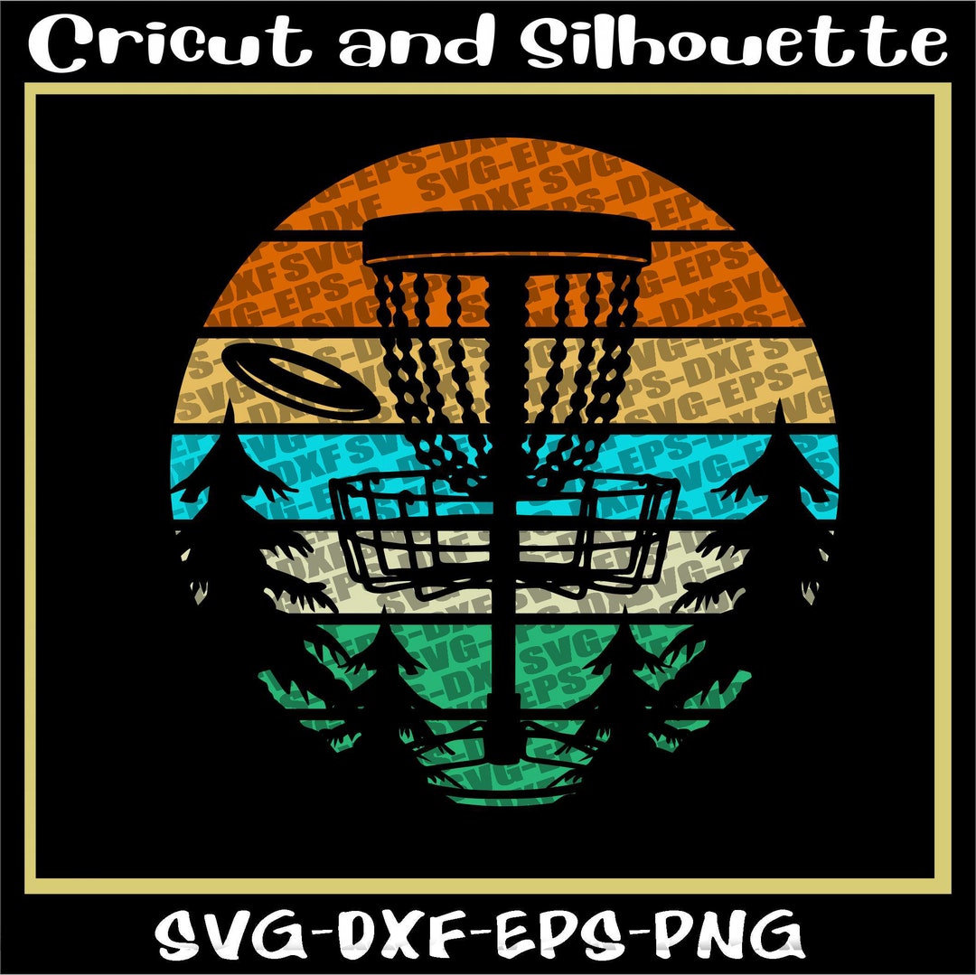 Disc Golf Svg, Disc Golf Vintage Svg, Disc Golf Frisbee, Disc,golf,eps ...