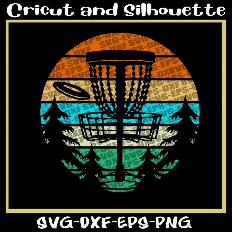 Disc Golf Svg Disc Golf Vintage Svg Disc Golf Frisbee - Etsy