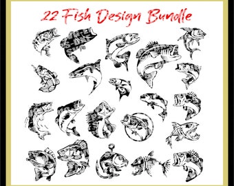 Realistic Fish, Mackerel SVG, Fishing Svg, Fish Svg, Fishing Files for ...