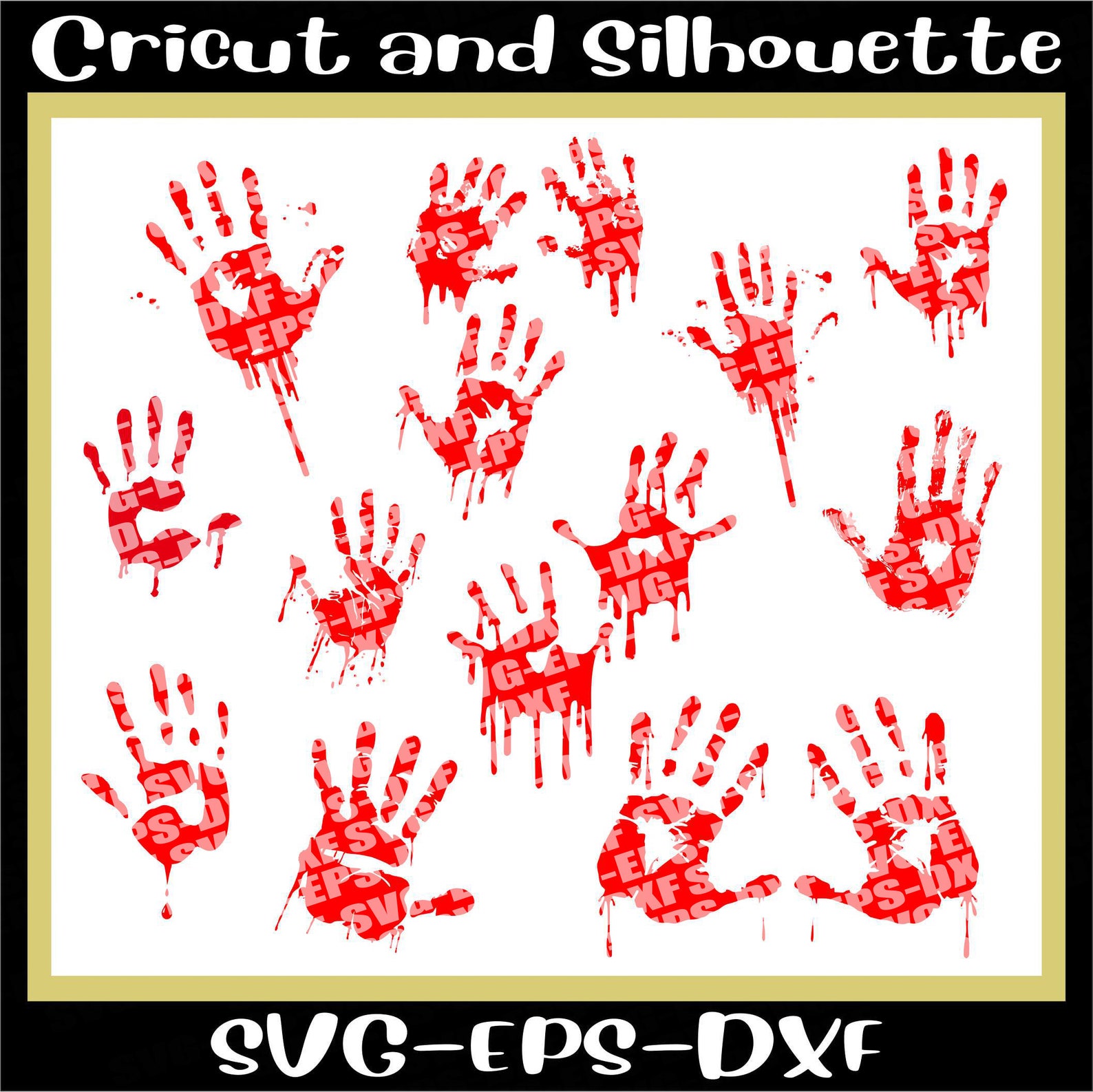 Hand Bloody Svg, Hand Print Svg, Splat Red Blood Svg, Bloody Splash Art ...