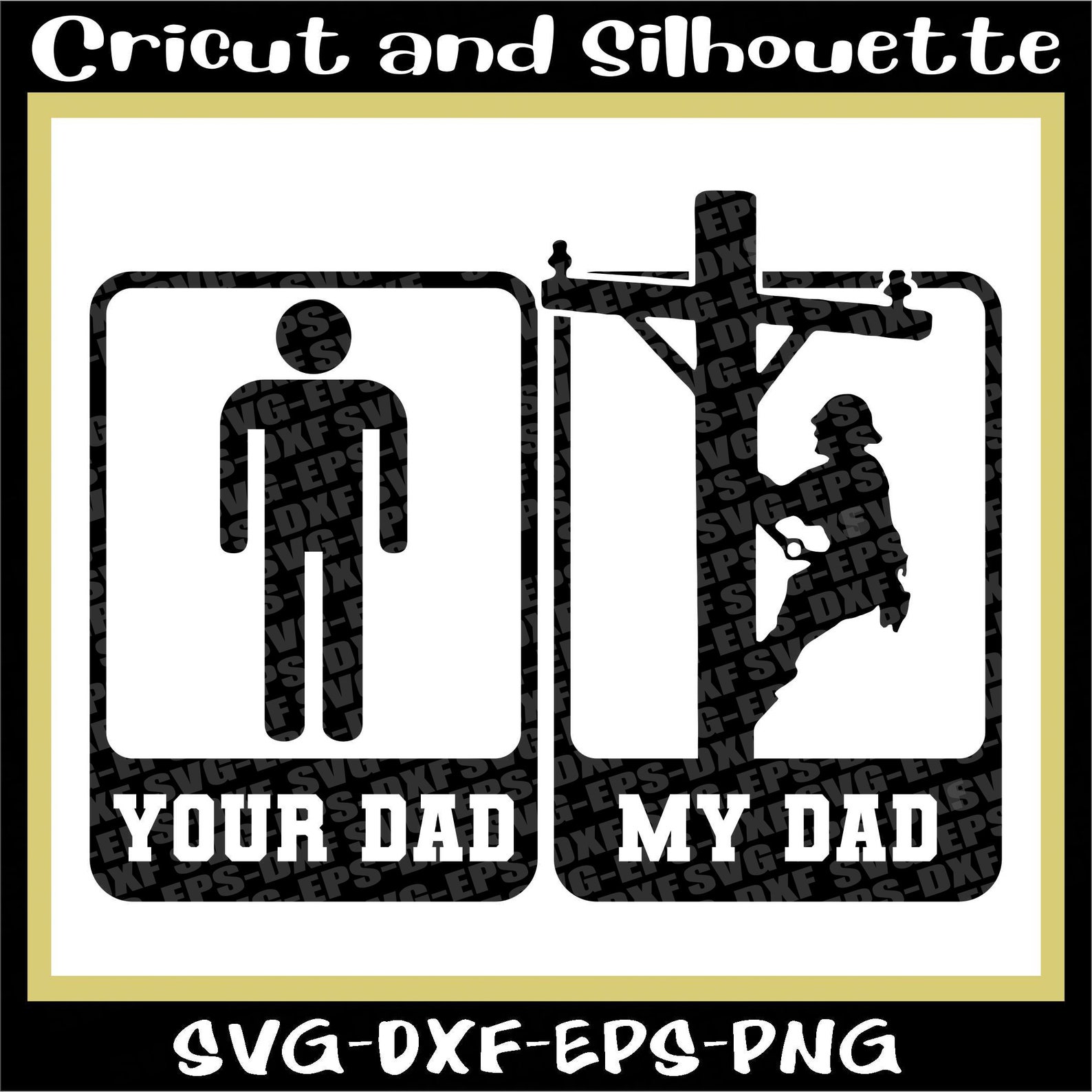 Lineman Svg Line Svg Man Svg your Dad My Dad - Etsy
