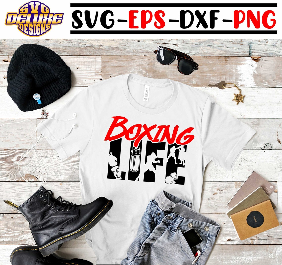Boxing Svg Boxer Svg boxing Life Art Print Files | Etsy