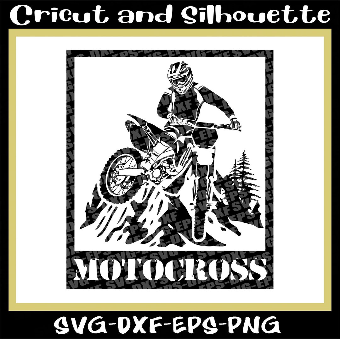 Motocross Svg, Motocross Art Print "motocross" - Dirt Bike, Moto, Bike ...