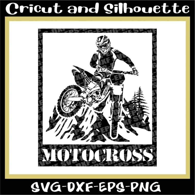 Motocross Svg Motocross Art Print motocross - Etsy