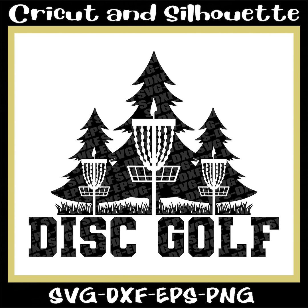 Disc Golf Svg, Disc Golf Print File "disc Golf Tree" Disc Svg, Golf Svg ...