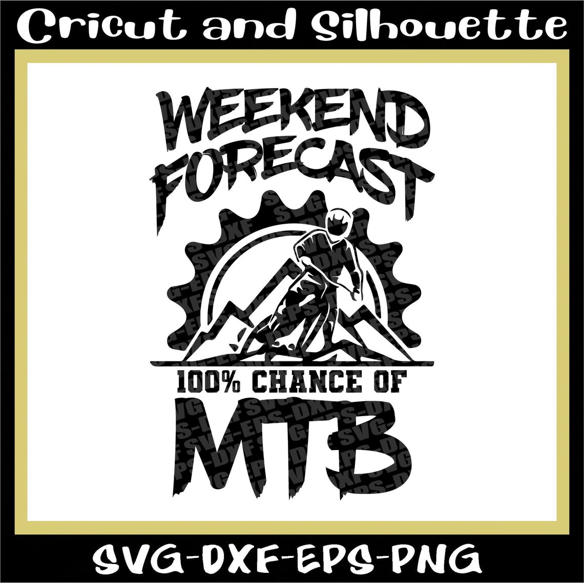 MTB Svg Mountain Bike Svg Files weekend Forecast - Etsy
