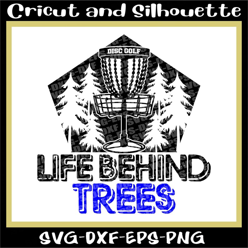 Disc Golf Svg Disc Golf Print File life Behind - Etsy