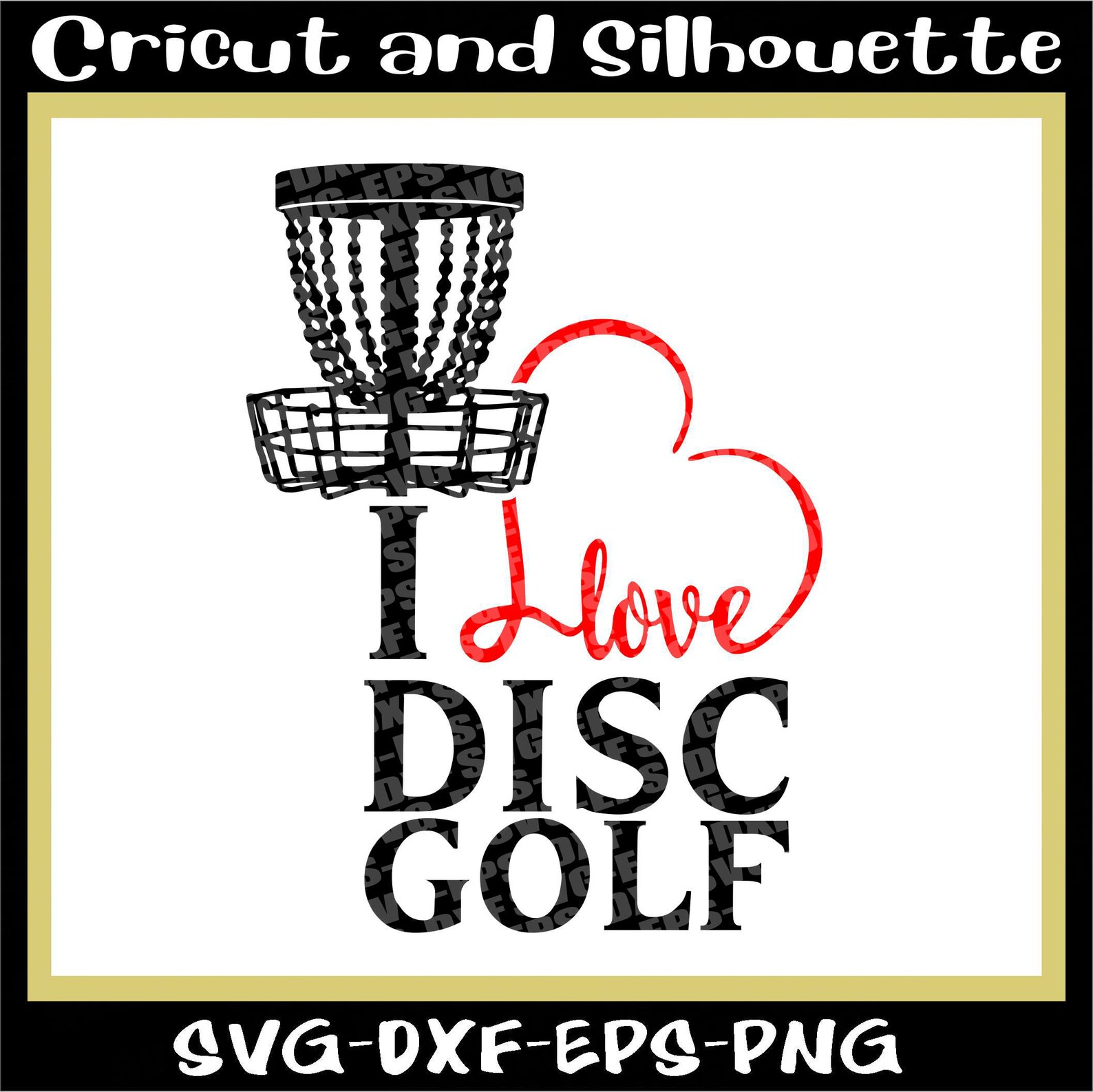 Disc Golf Svg I Love Disc Golf Disc Svg Golf Svg Frisbee - Etsy