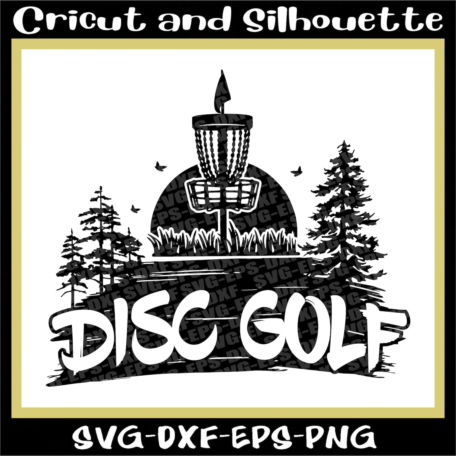 Disc Golf Svg Filesdisc Svg disc Golf Nature Art - Etsy