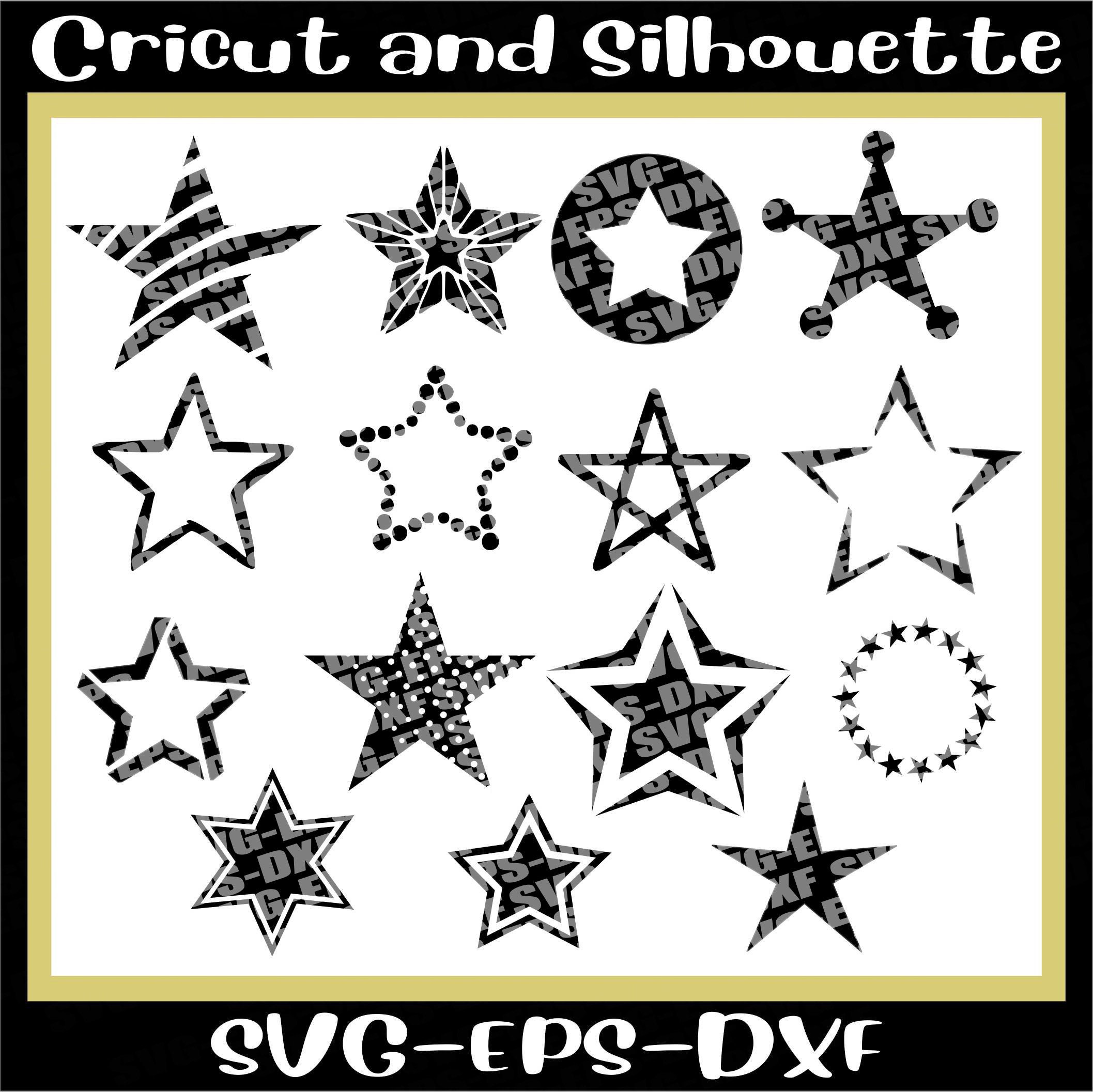 Star SVG Star Clipart Star Files for Cricut Star Cut Files - Etsy